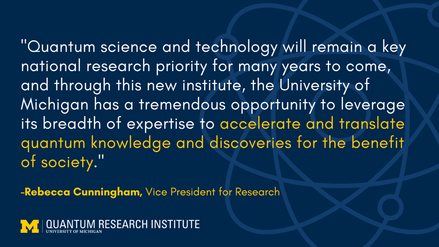 Quantum Research Institute - U-M Research